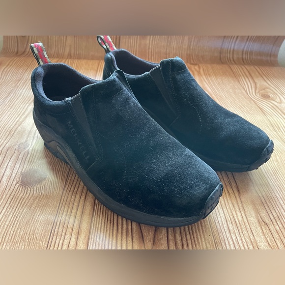Merrell | Shoes | Merrell Mens Suede Leather Moc Midnight Slip On Trail ...